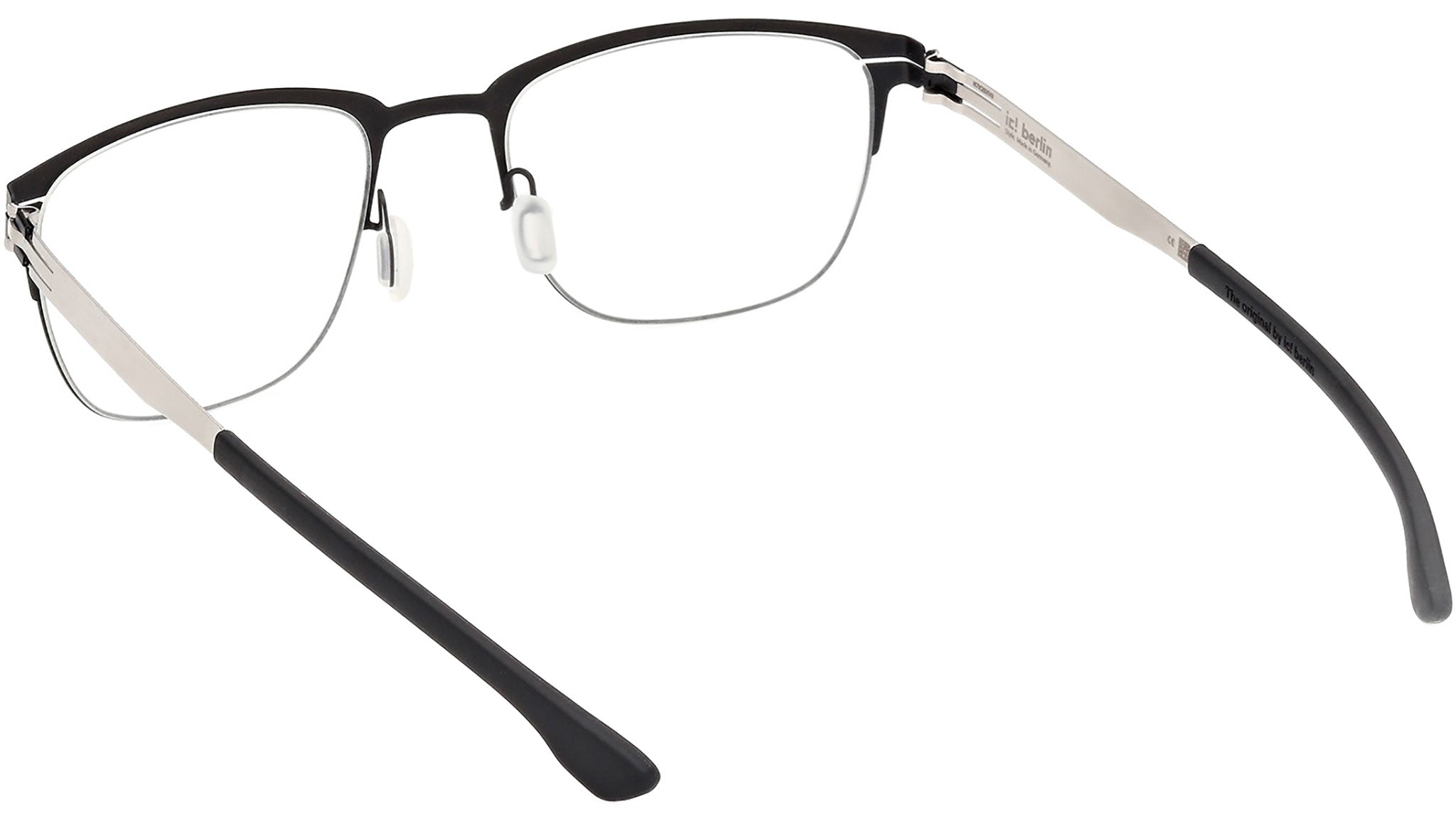 ic! berlin The Lone Wolf Large Glasses IC5064 02A Matte Black - eye-oo.com