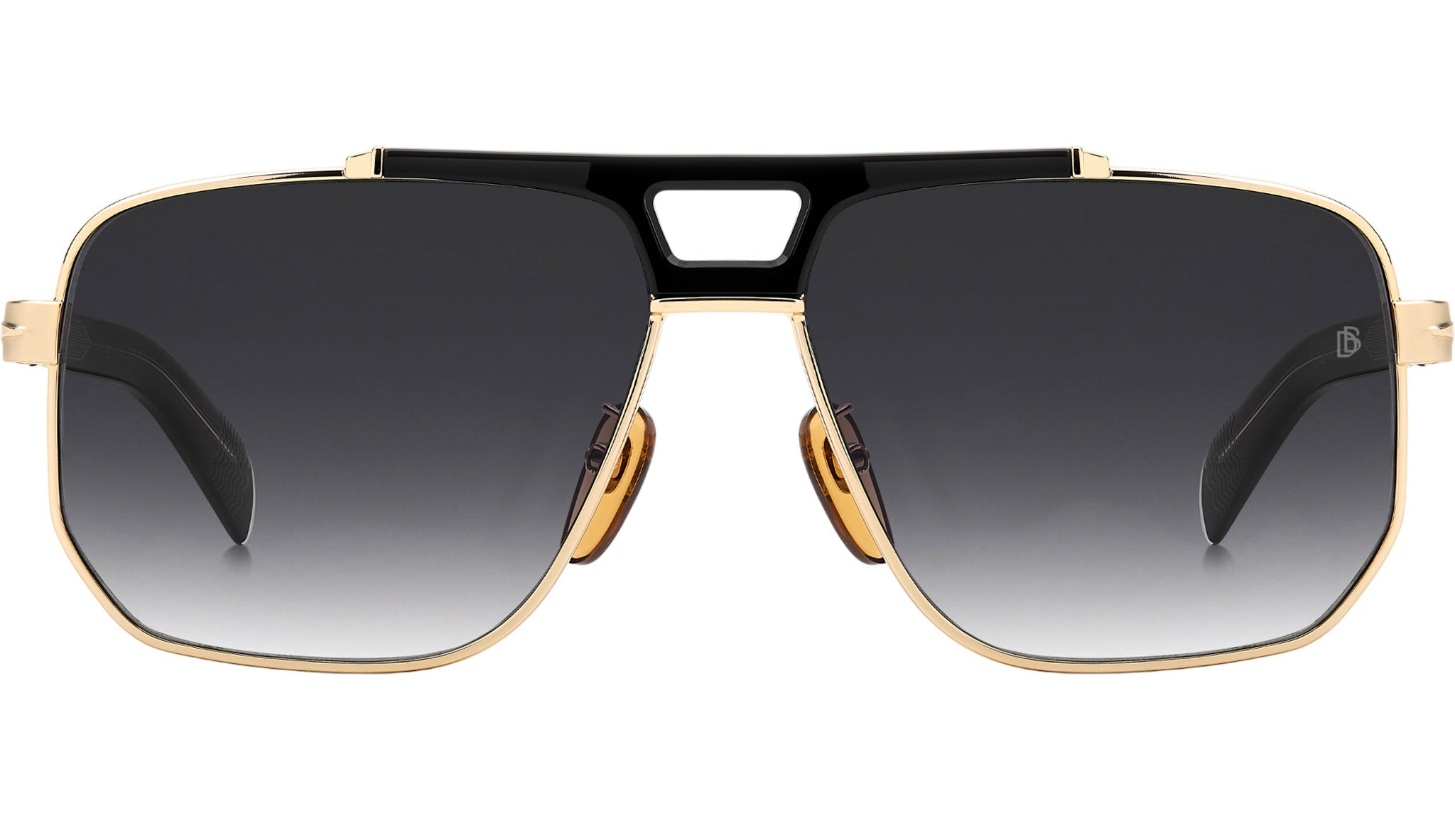 David Beckham DB 7157/S RHL 9O Sunglasses Gold Black - eye-oo.com