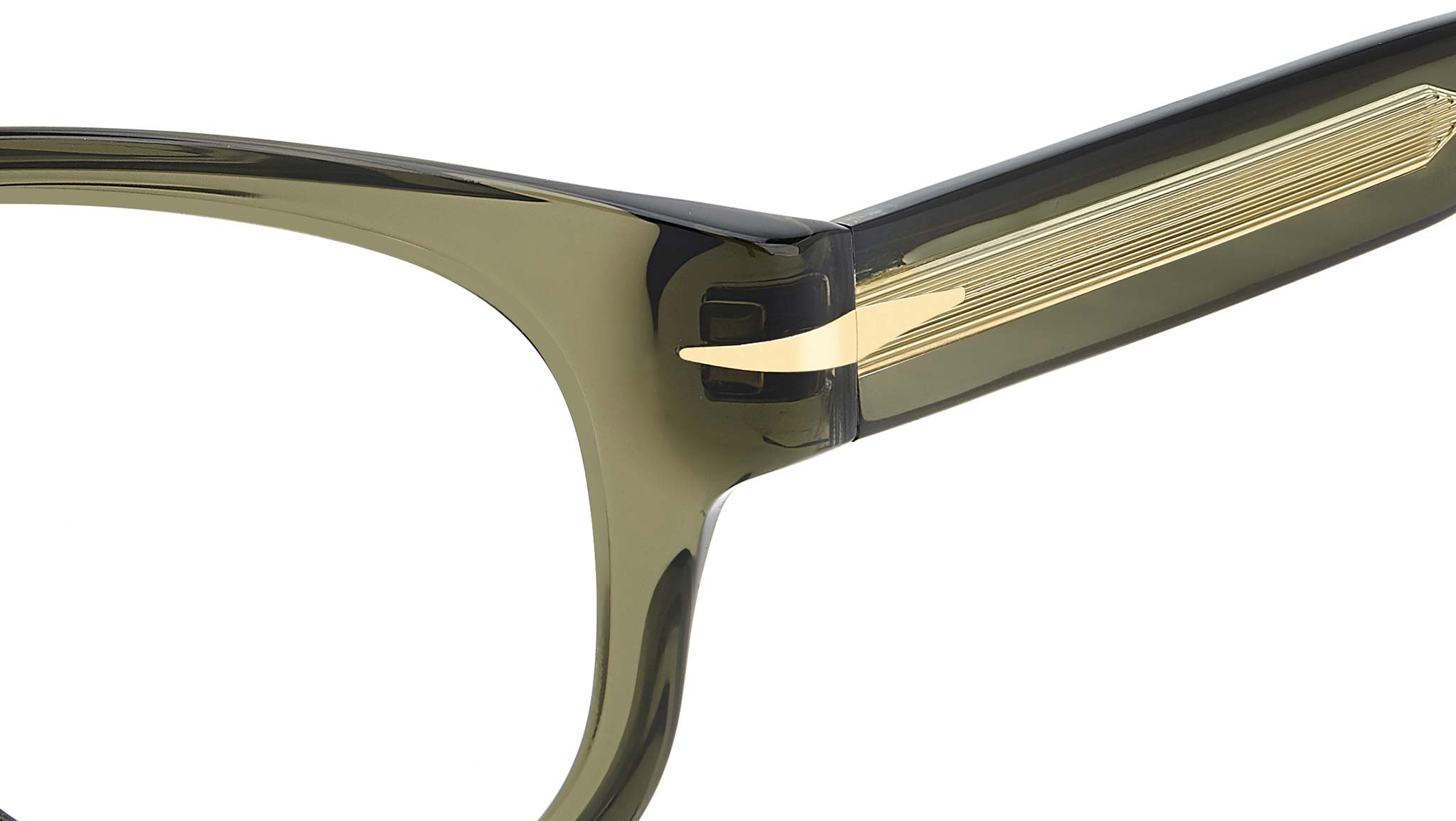 David Beckham DB 7164 4C3 Optical Frame Olive - eye-oo.com