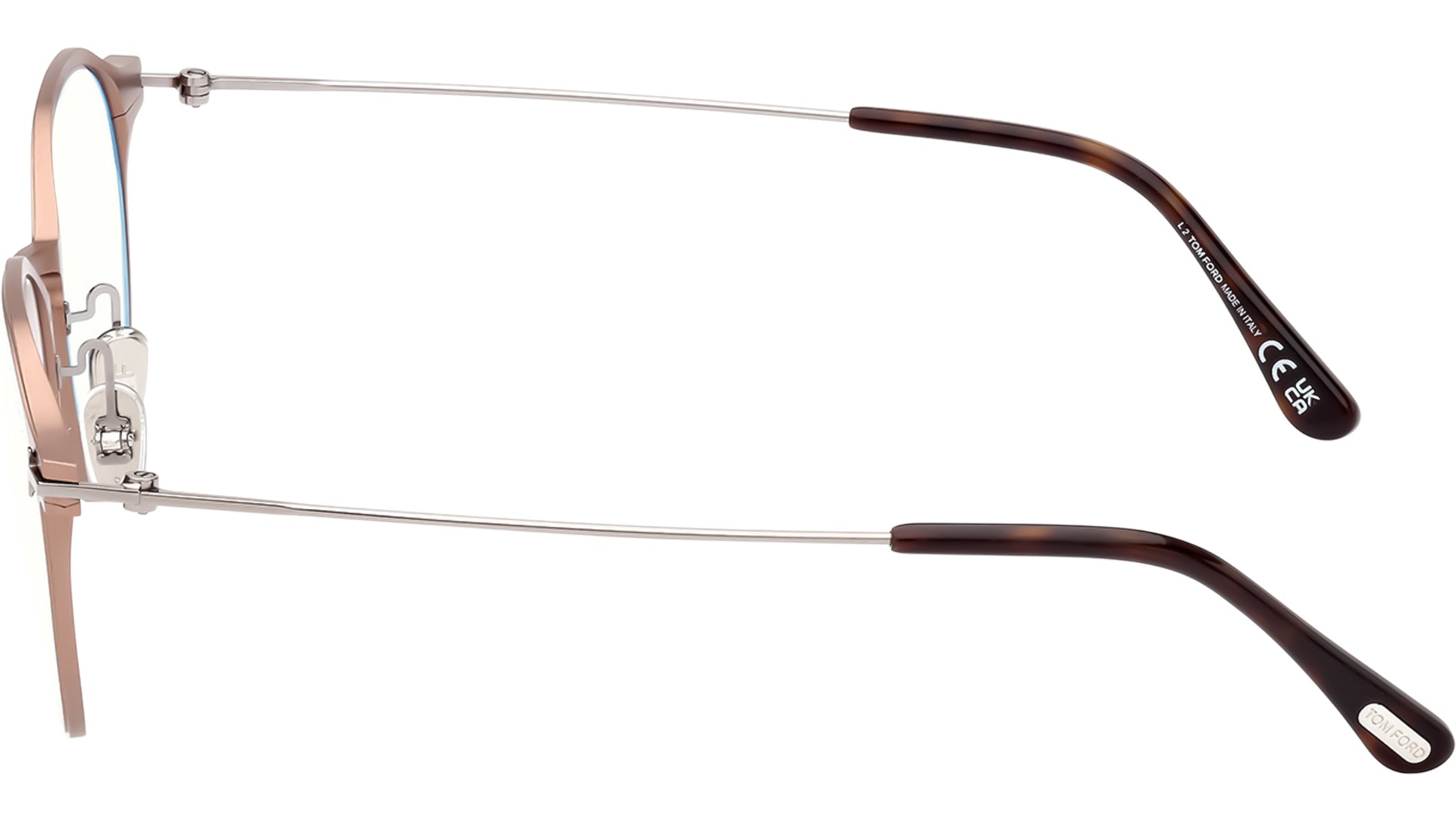 Tom Ford FT5866-B Optical Frame 035 Matte Light Bronze / Shiny Light ...