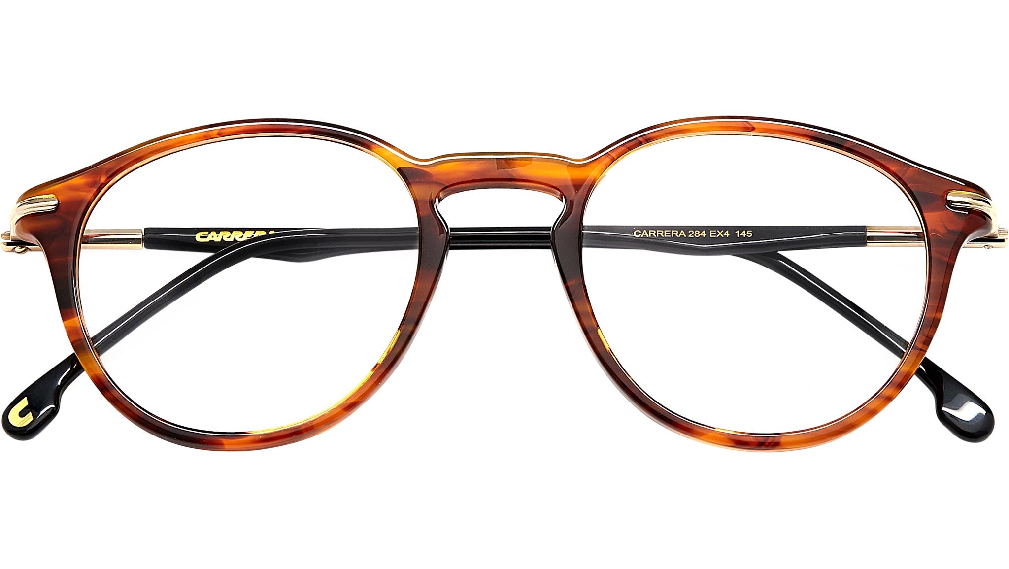 Carrera 284 EX4 Optical Frame Brown Horn - eye-oo.com