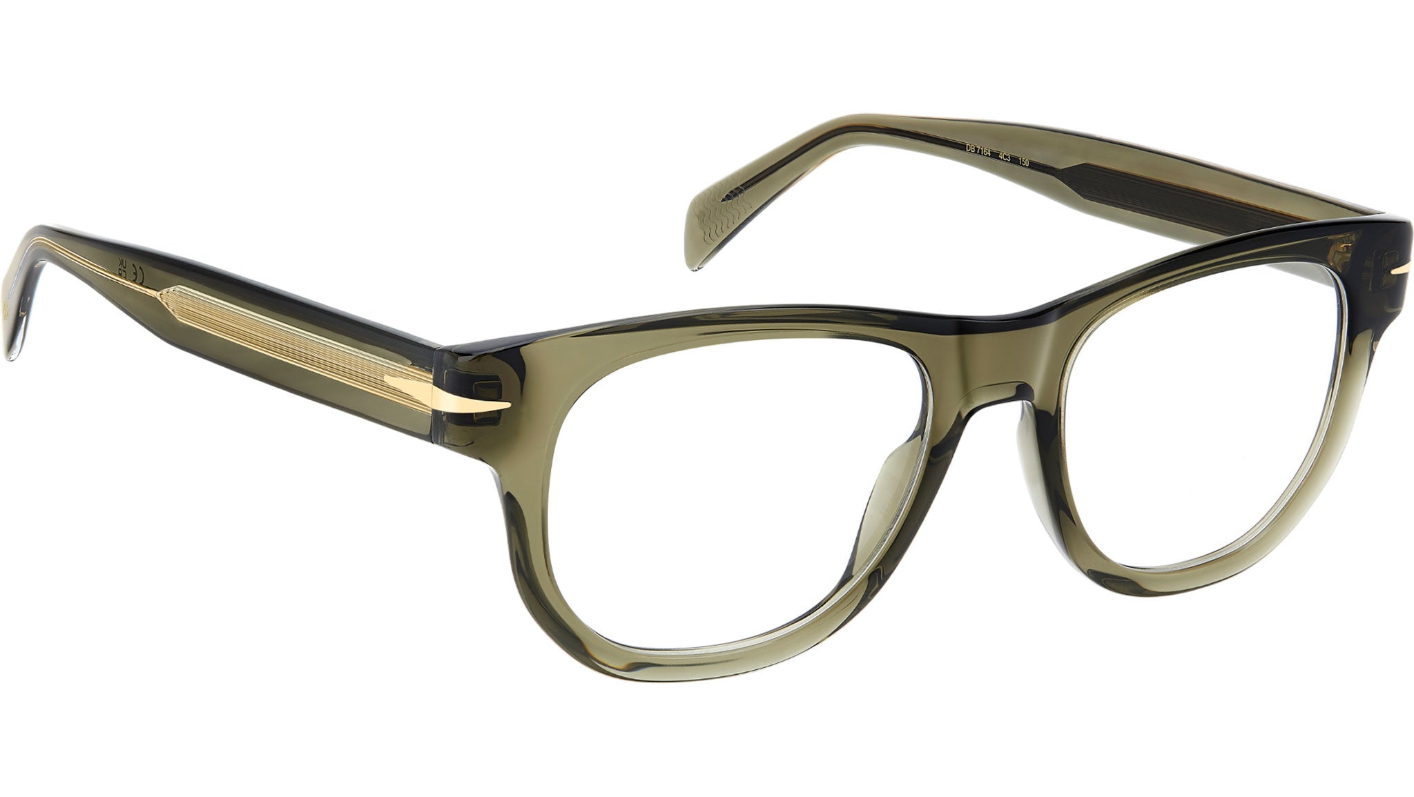 David Beckham DB 7164 4C3 Optical Frame Olive - eye-oo.com