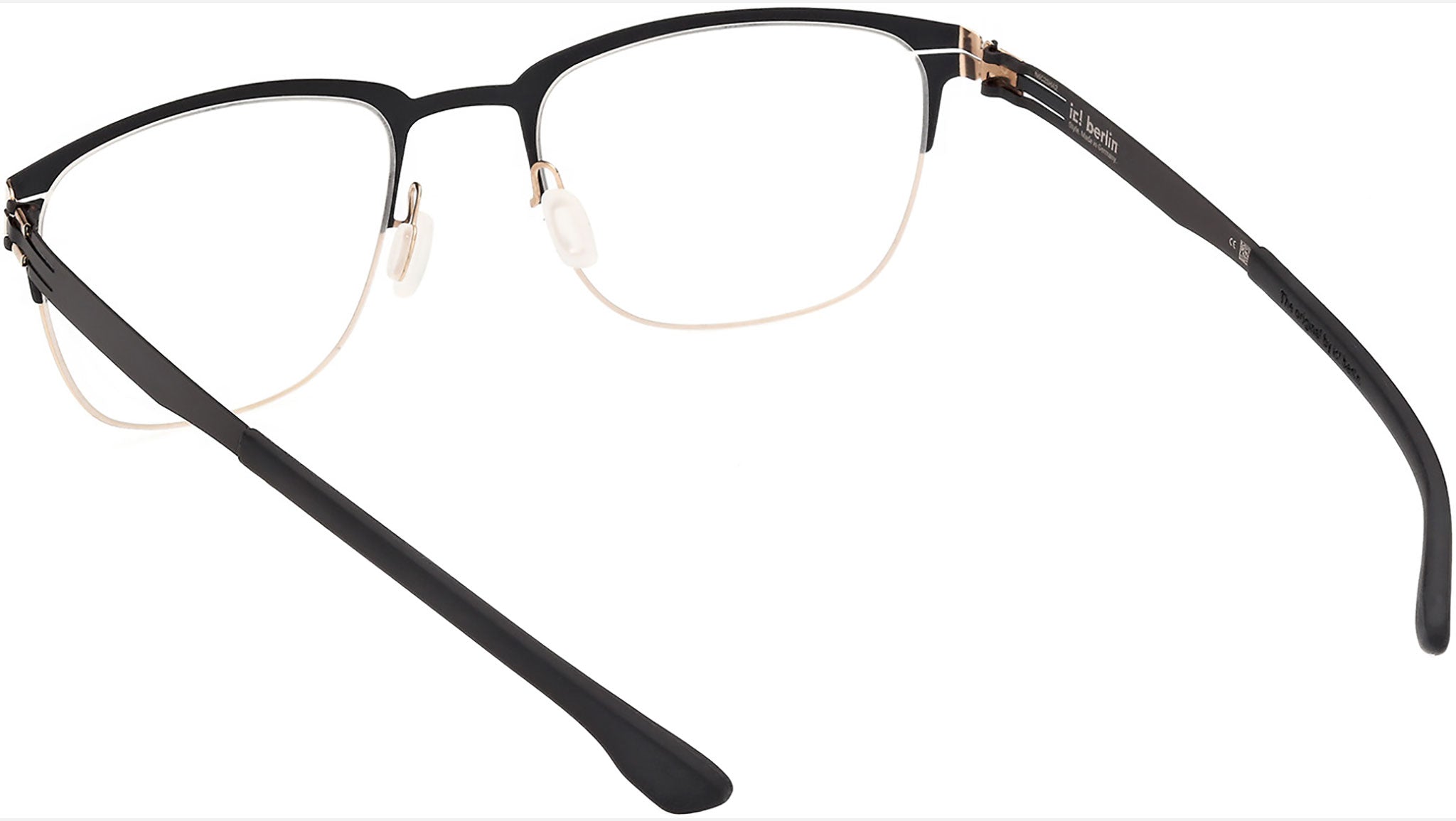 ic! berlin The Lone Wolf Large Glasses IC5064 005 Black / Monocolor ...